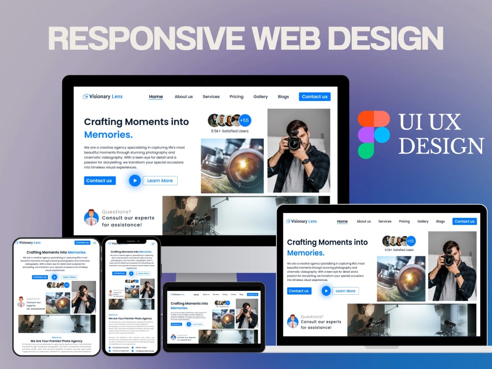 Homepage redesign, web ui redesign and Figma template redesign | Upwork