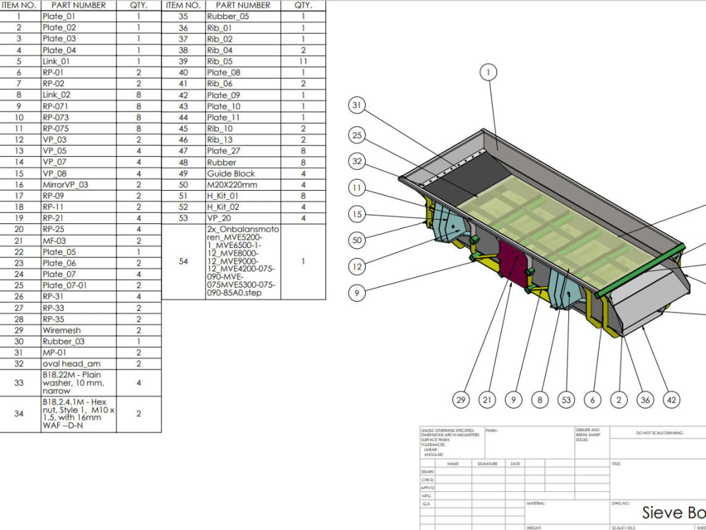 3D Design using SolidWorks (Weldment, Sheet Metal, Routing, 2D drawing ...