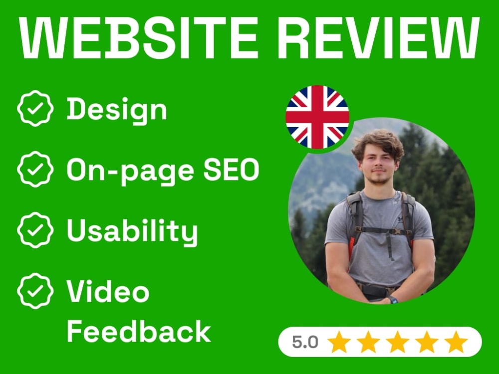 Website Review | Design, SEO, UI/UX Feedback | Upwork
