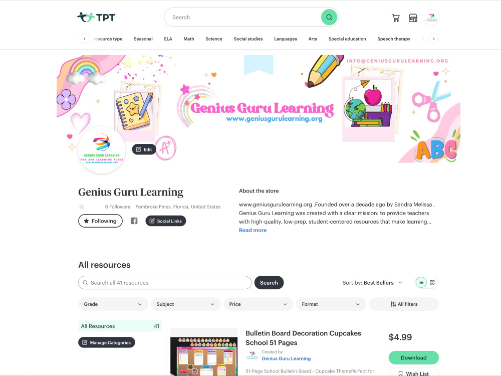 TPT Virtual Assistant - Worksheets creator | Upwork