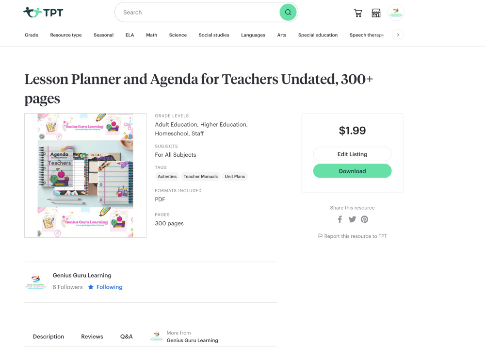 TPT Virtual Assistant - Worksheets creator | Upwork