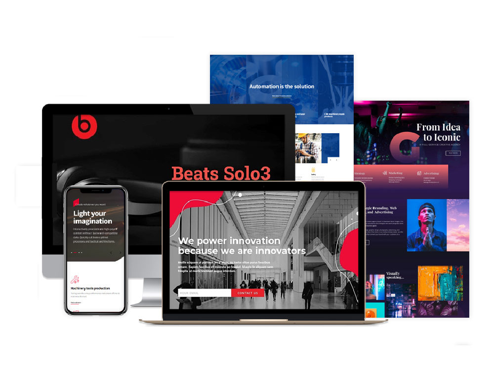 A modern and intuitive website that takes your business to the next ...