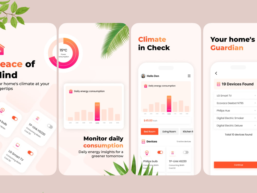 Creative app screenshots design for App Store or Play Store | Upwork