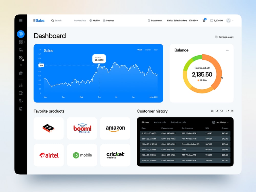 A user-friendly UX/UI design for Dashboard / SaaS / Web app | Upwork