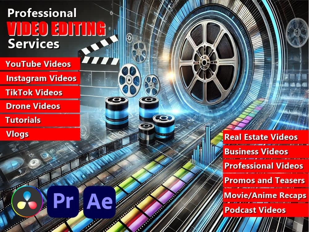Top Video Editing, YouTube Editor, Social Media Reels, Video Editor ...