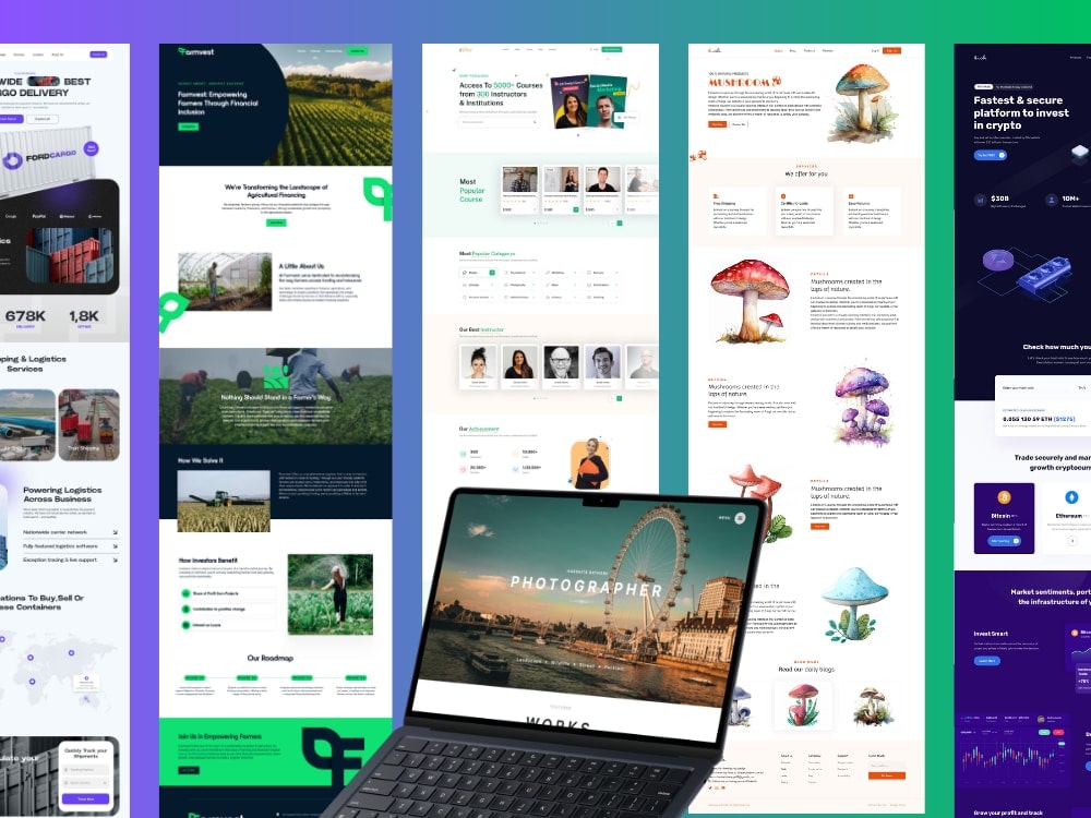 User friendly Website UI/UX Design, Social Media Post Design | Upwork