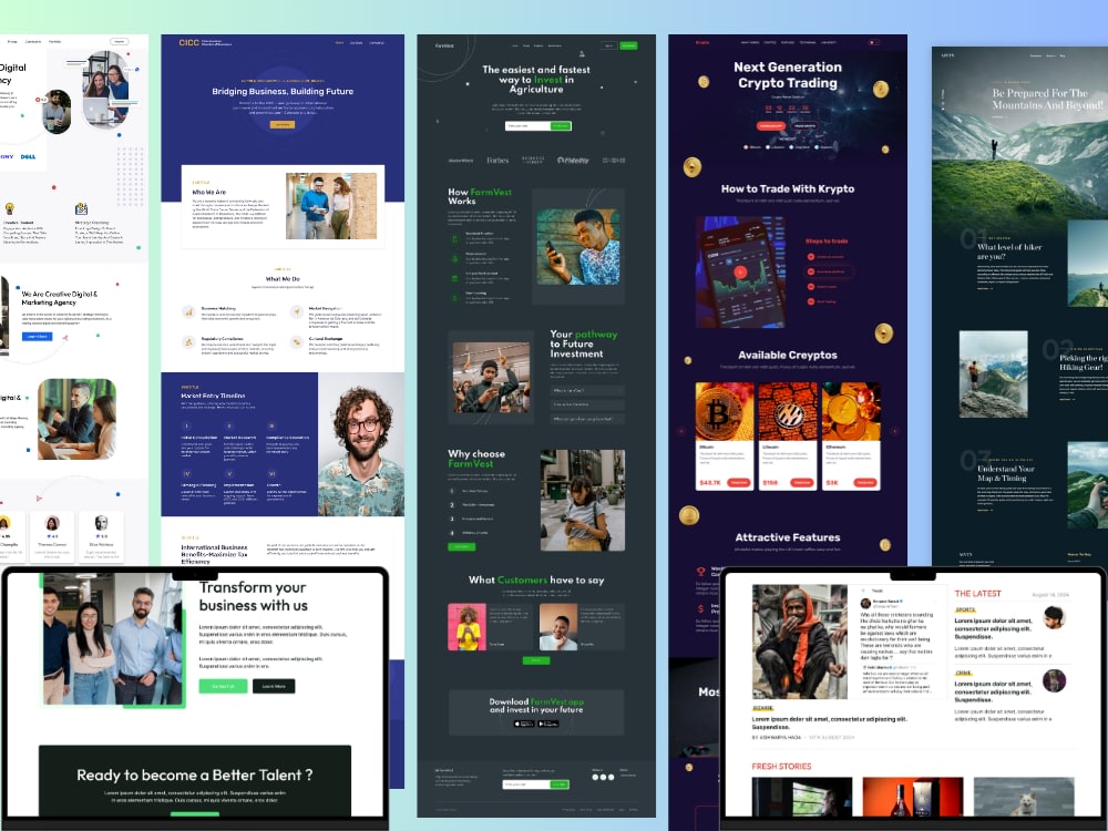 User friendly Website UI/UX Design, Social Media Post Design | Upwork