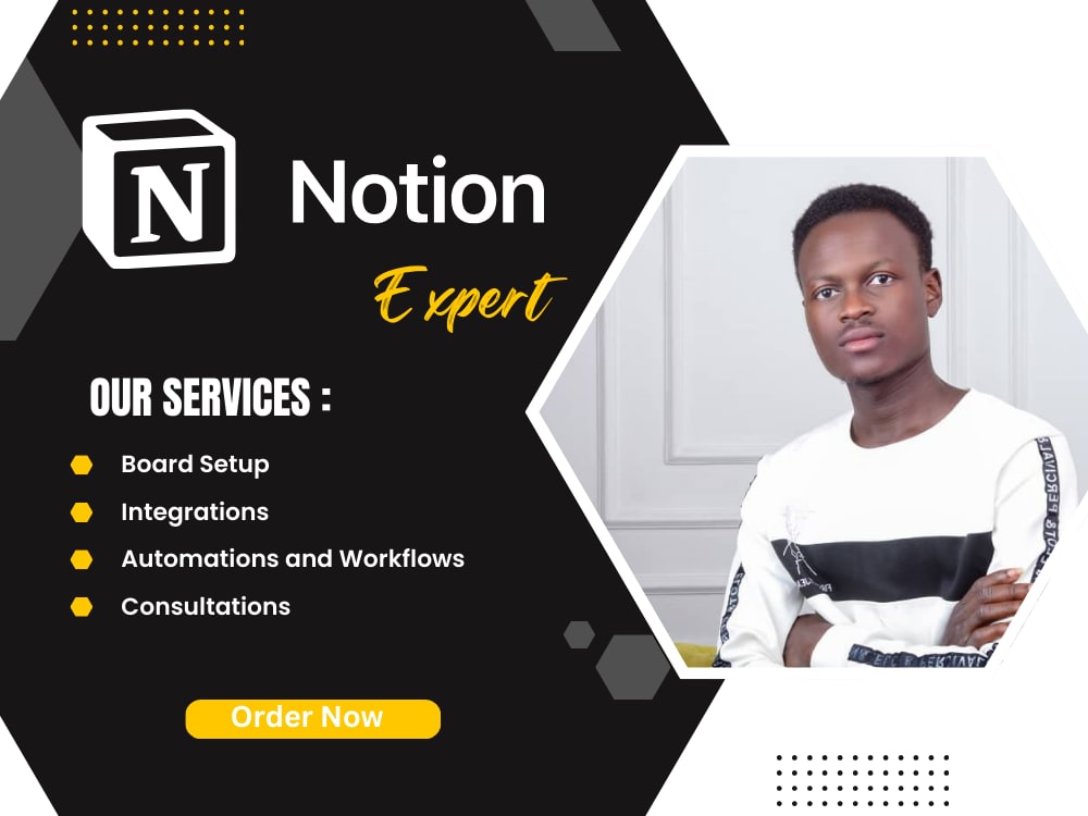 A Notion template notion dashboard setup notion automation integration | Upwork