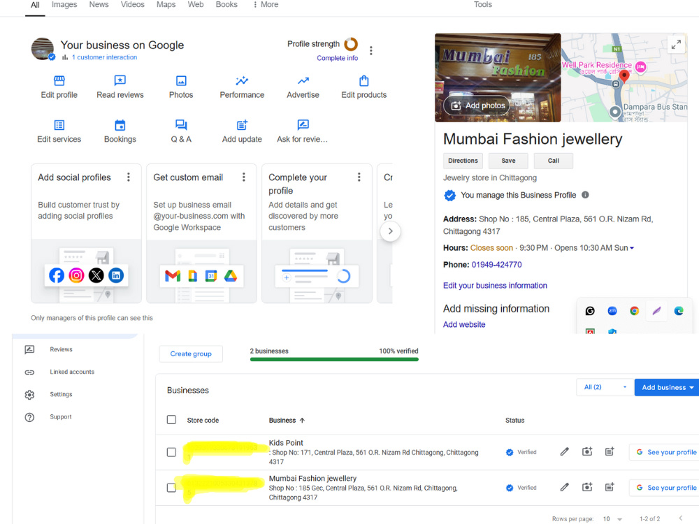 Verify and optimize google my business profile, gmb verification ...