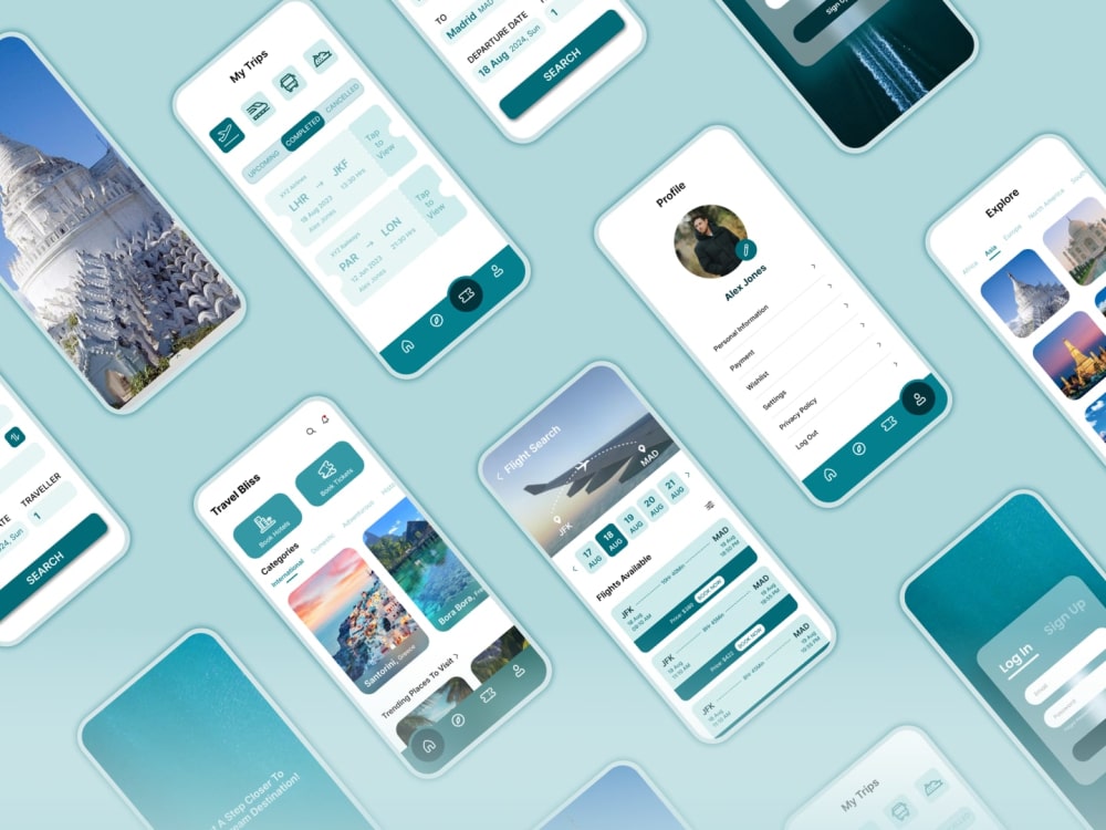 Ui design for web and mobile app using figma | Upwork