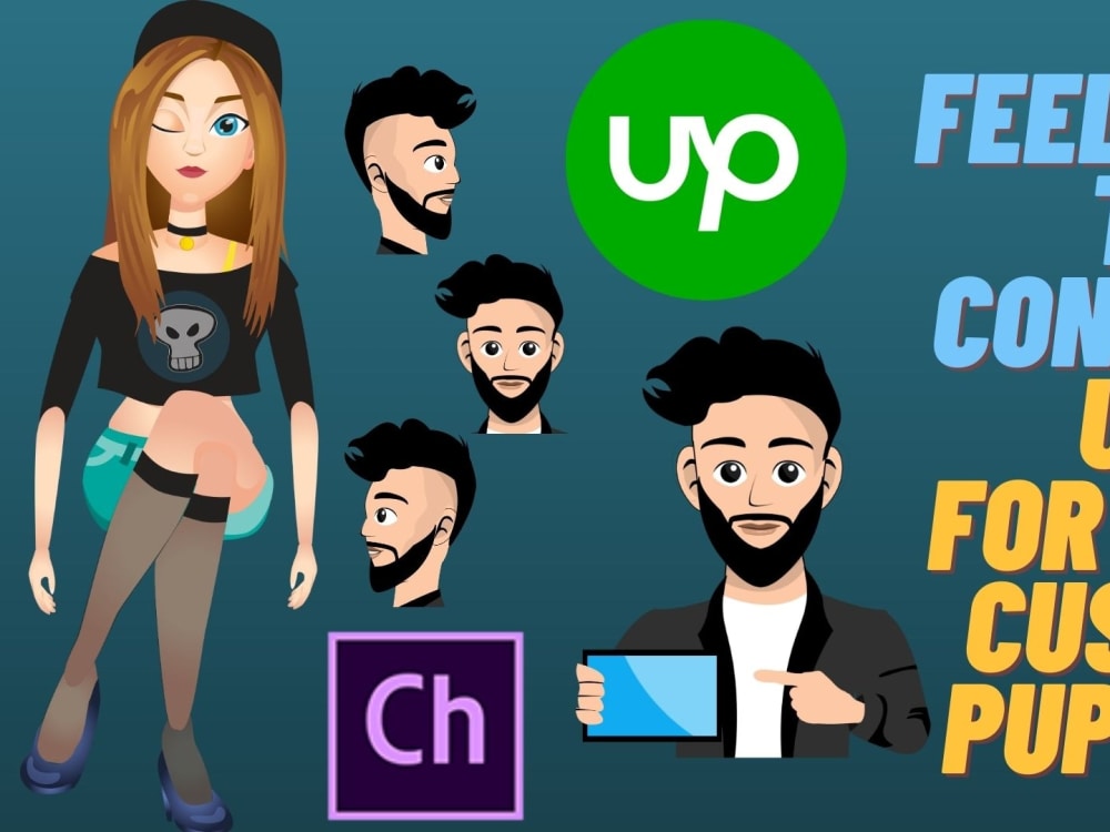 Professional Puppet Designer for Adobe Character Animator | Upwork