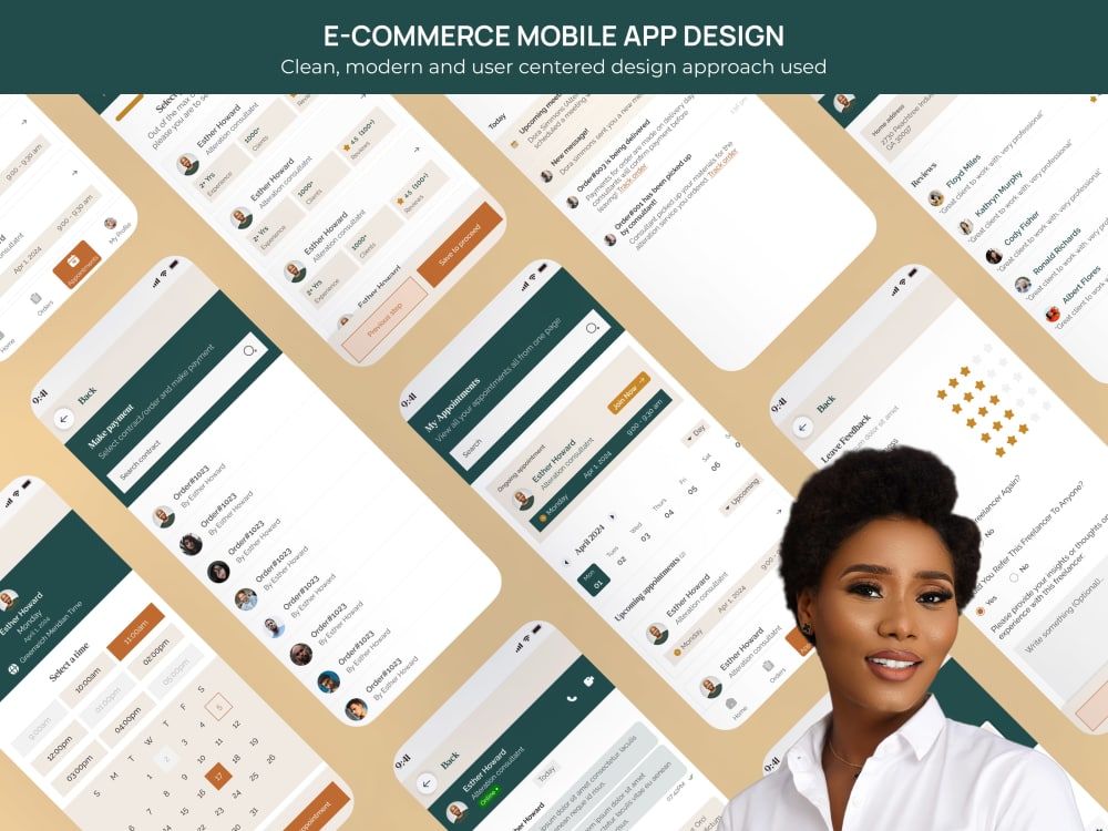 A modern 2025 mobile app UI/UX design for your MVP + FREE prototype ...