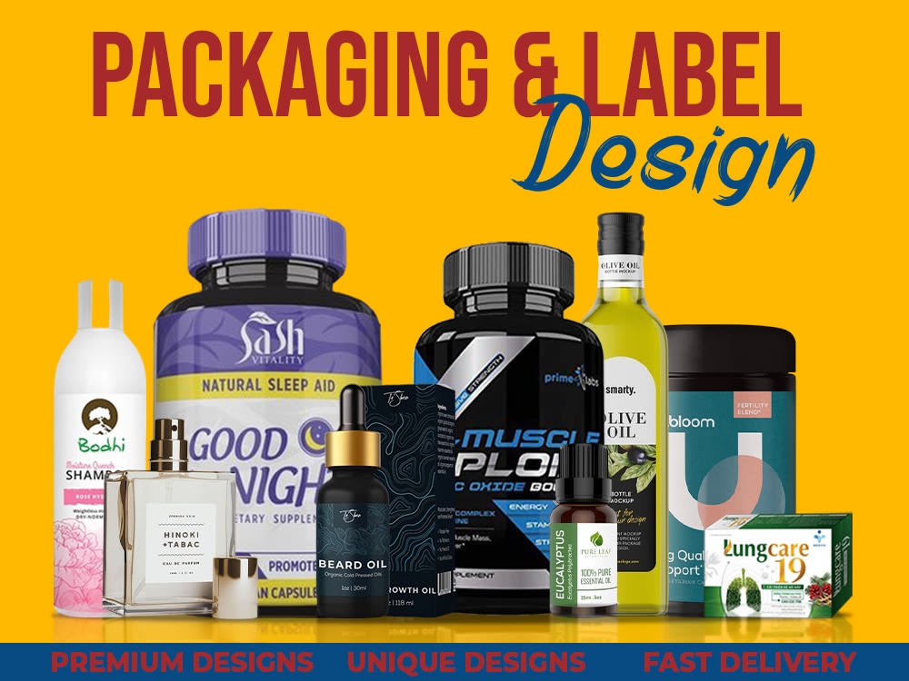 Packaging Box or Product label design | Upwork