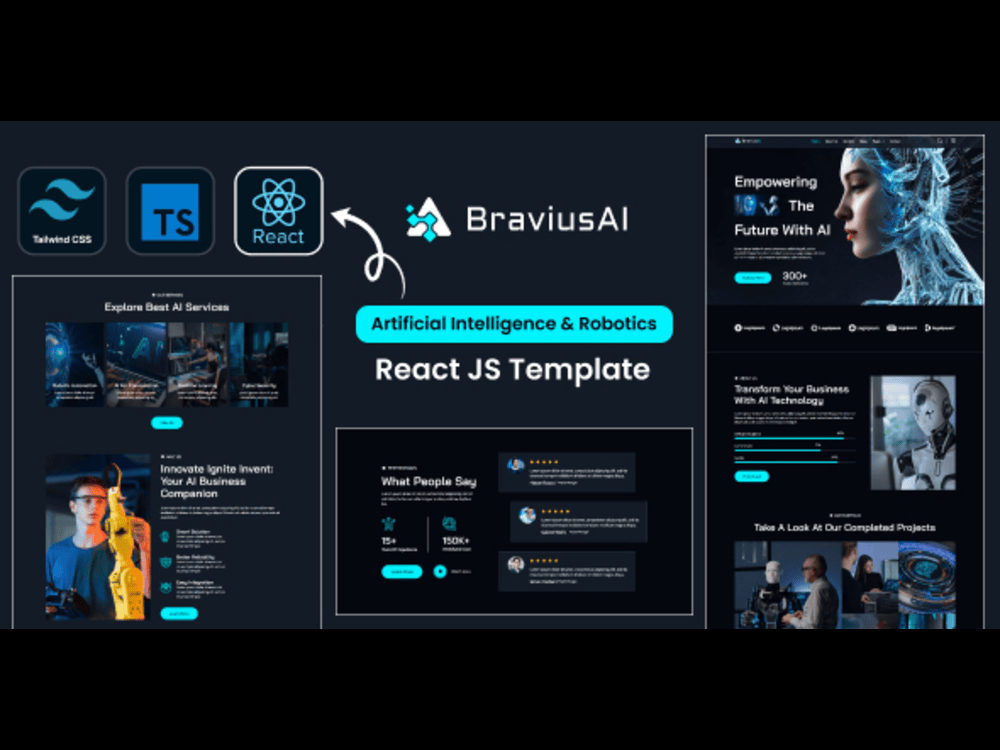 Website built with HTML and react | Upwork