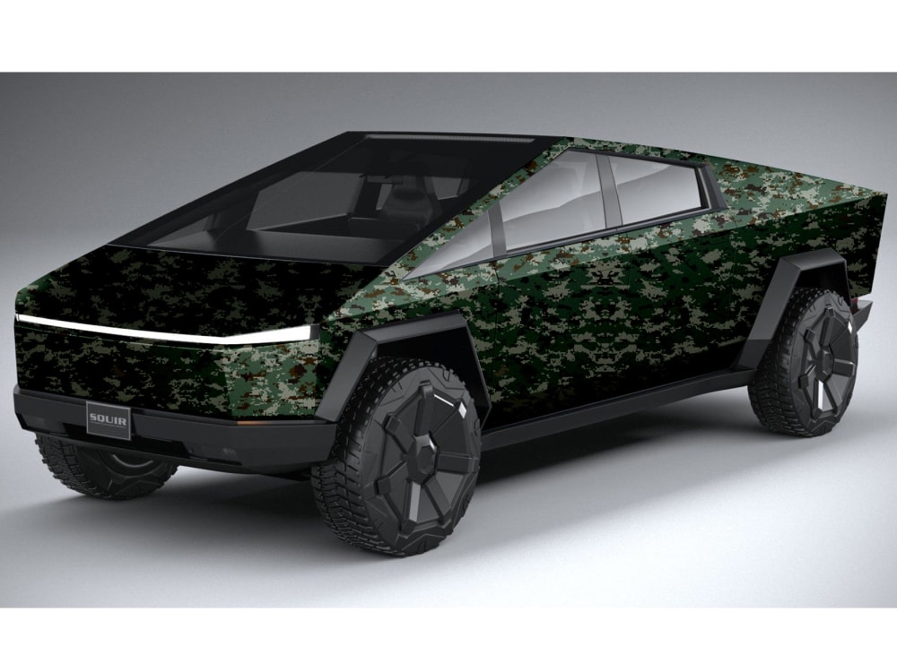A cybertruck wrap design, car or van wrap, truck wrap,vehicle wrap ...