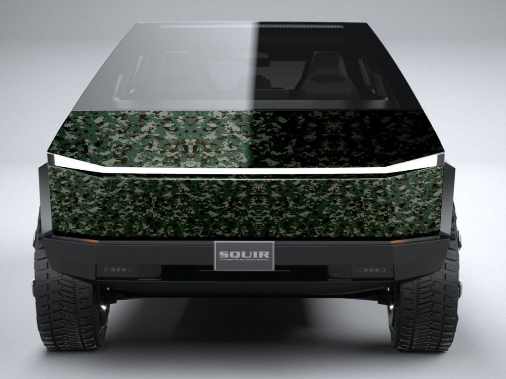 A cybertruck wrap design, car or van wrap, truck wrap,vehicle wrap ...