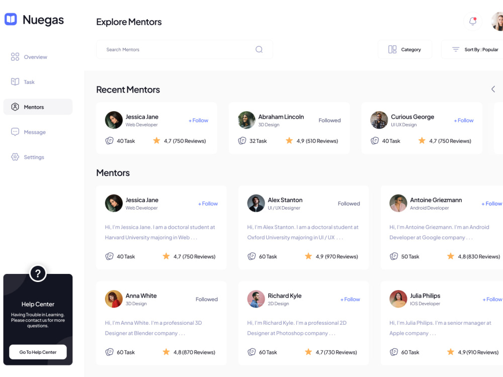 Task Management Dashboard || Dashboard design || Figma design || Web ...