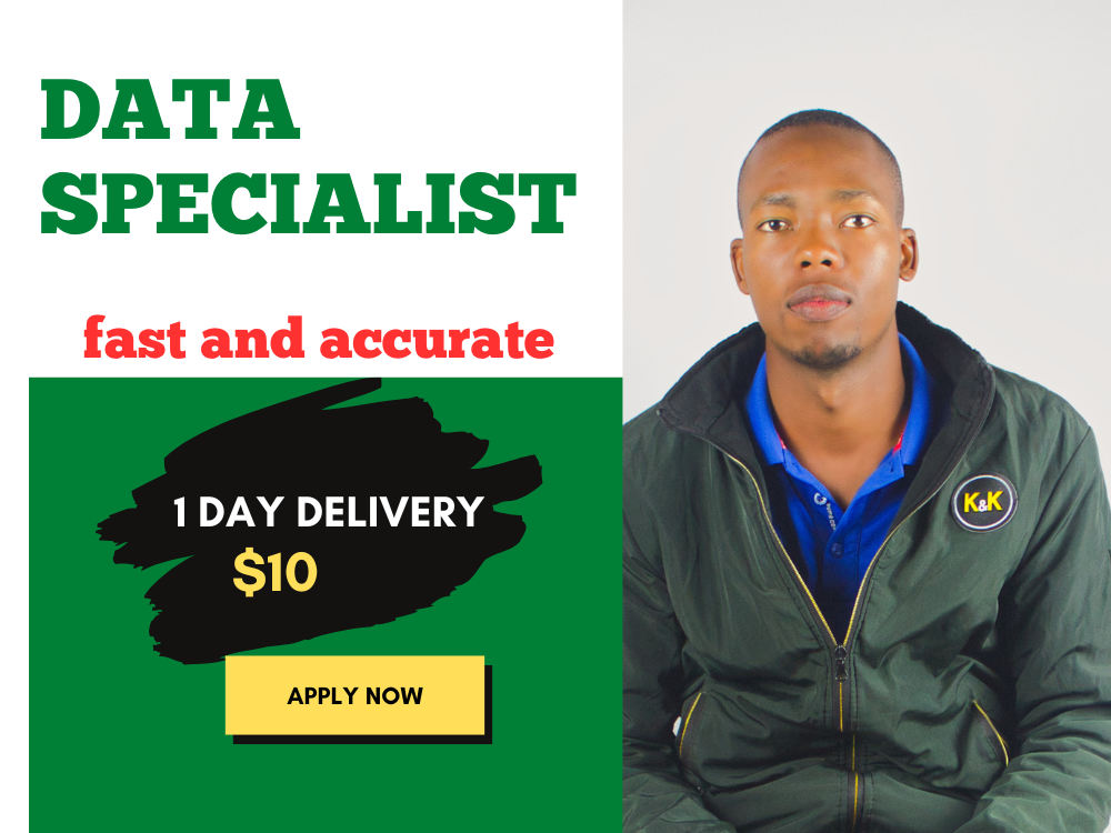 Accurate, timely data entry. My services will save you time & reduce ...