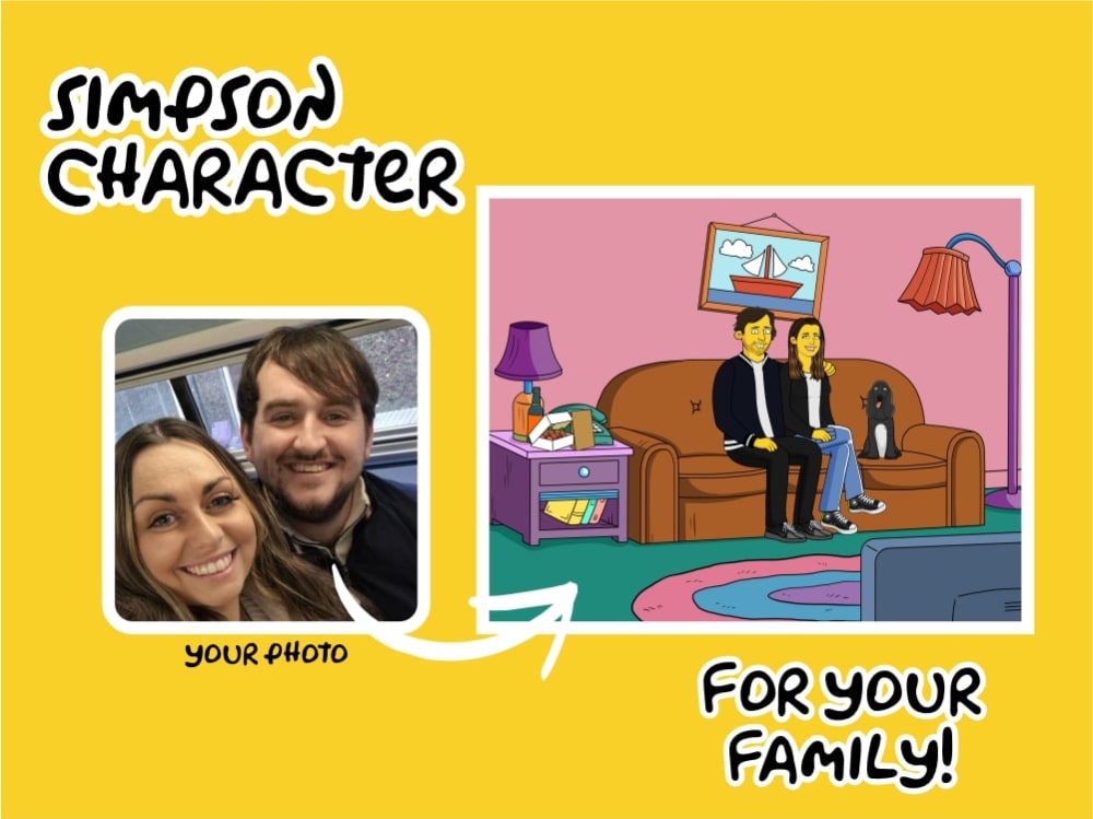 A custom simpson character | Upwork