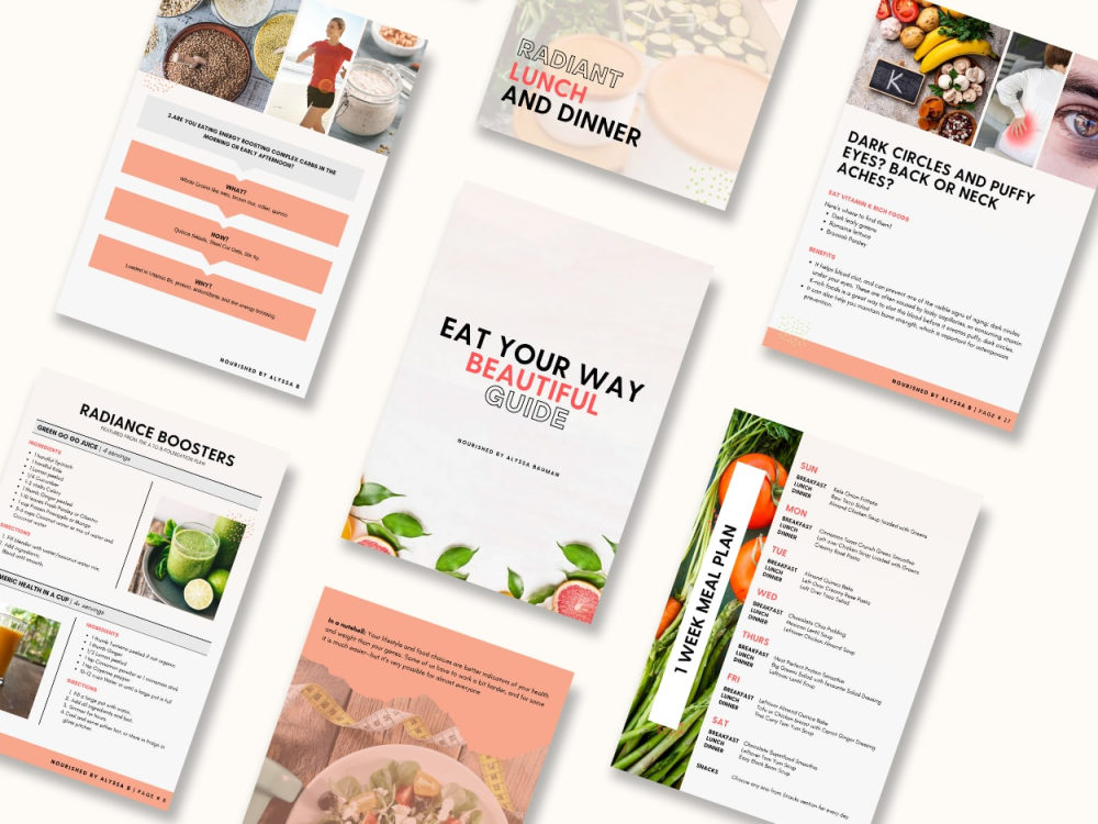 A printable or digital planner, guidebook, and journal your customers ...