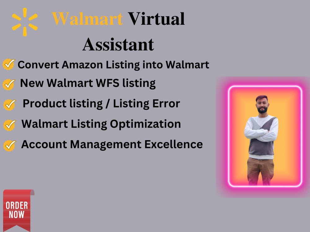 Expert Walmart | virtual assistant | Walmart VA | Walmart WFS | Upwork