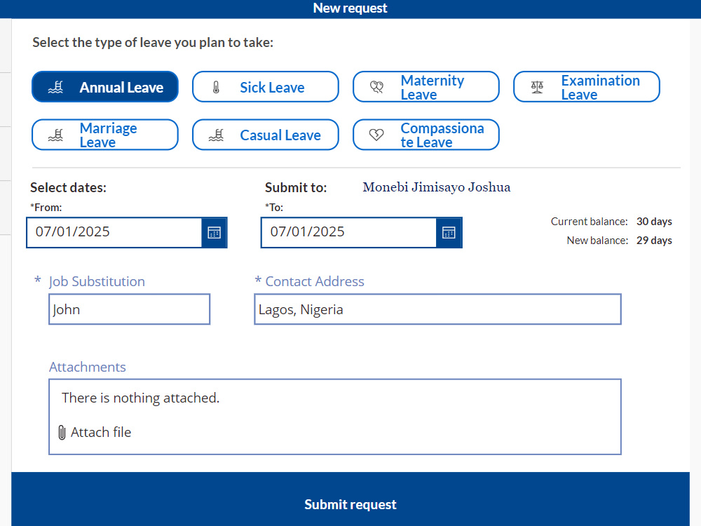 Custom Leave Management Application Using PowerApps | Upwork
