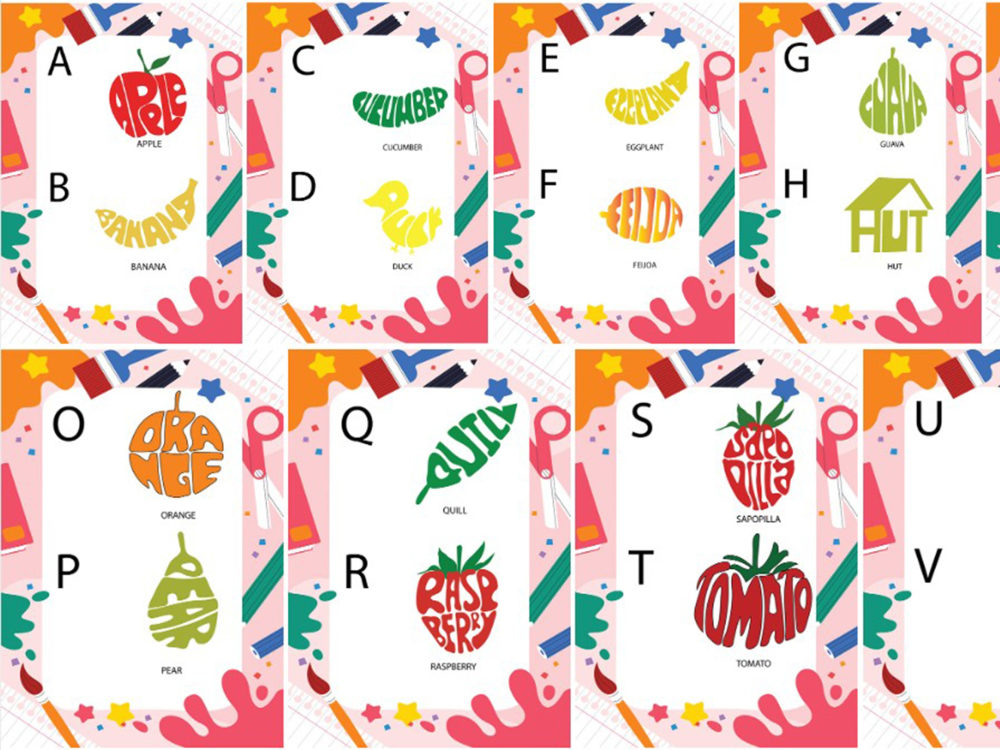 Children Alphabet Book Design with cover page | Upwork