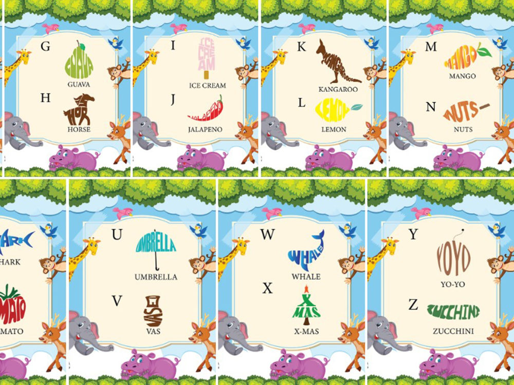 Children Alphabet Book Design with cover page | Upwork