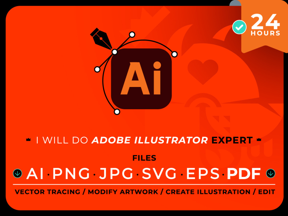 Do adobe illustrator work VECTOR tracing EXPERT | Upwork