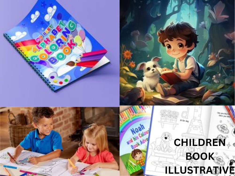 Cute children book illustrations and children book cover | Upwork