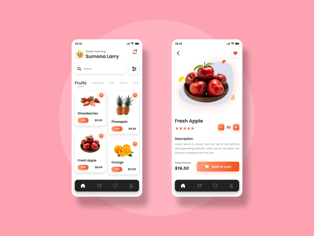 Mobile App UI UX design in Figma | Wireframe and Prototype | Upwork
