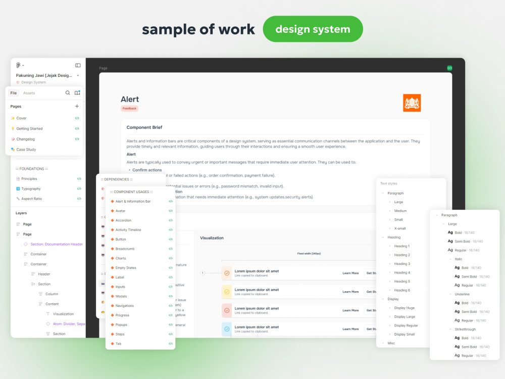 An advanced design system for your product | Upwork