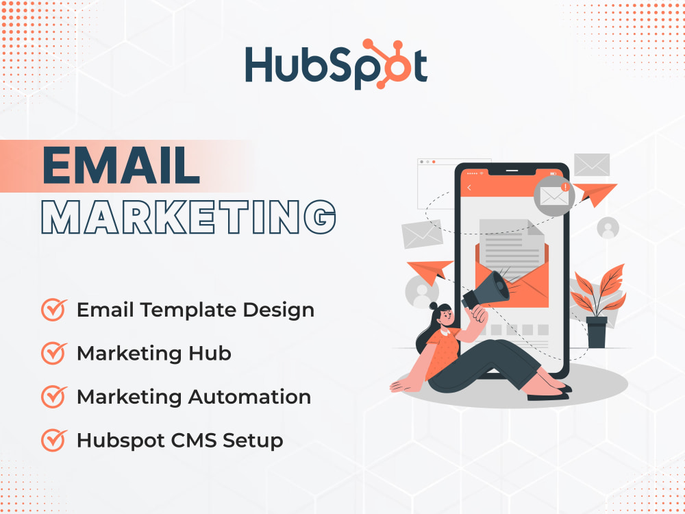 Editable HubSpot Email Template, HubSpot CRM, Hubspot Landing Pages, Design | Upwork