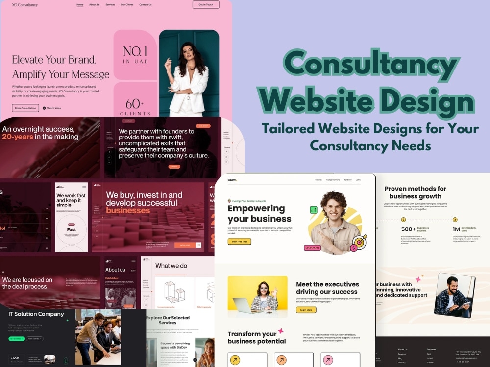 Consultancy Website Design | Modern, Professional & Mobile-Responsive UI/UX | Upwork