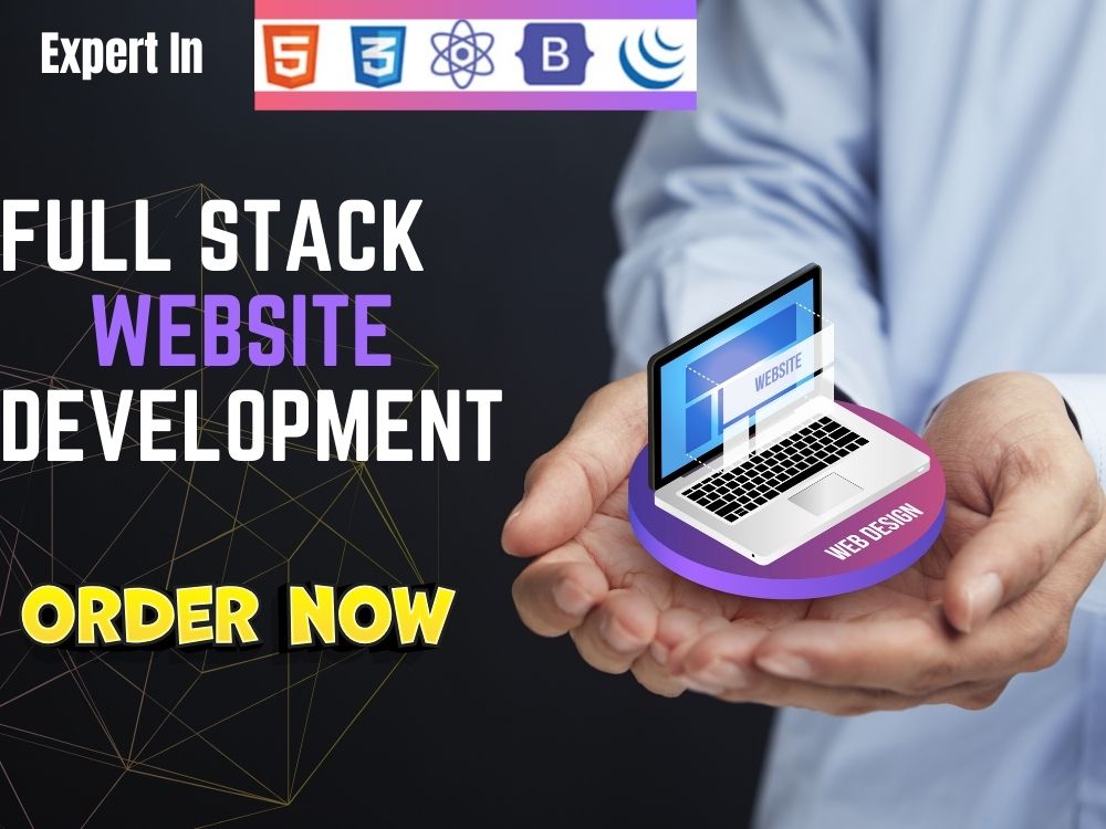 Website development as a full stack web developer using HTML CSS PHP ...