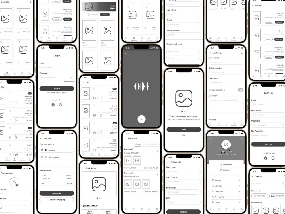 High fidelity designs for mobile app using Figma | Upwork