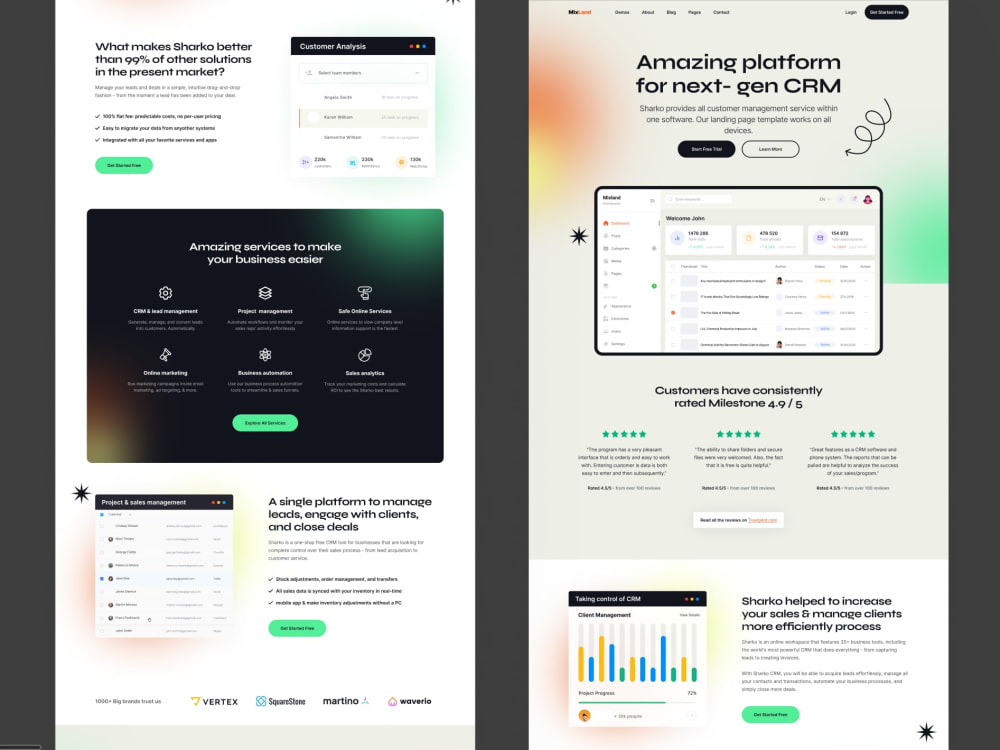 A modern Website Design or Landing Page | UX/UI | Upwork
