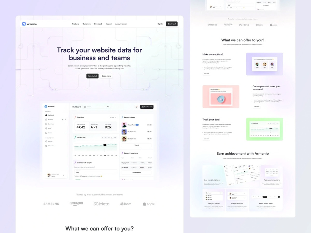 A super standard and minimal UI UX for your applications | Upwork