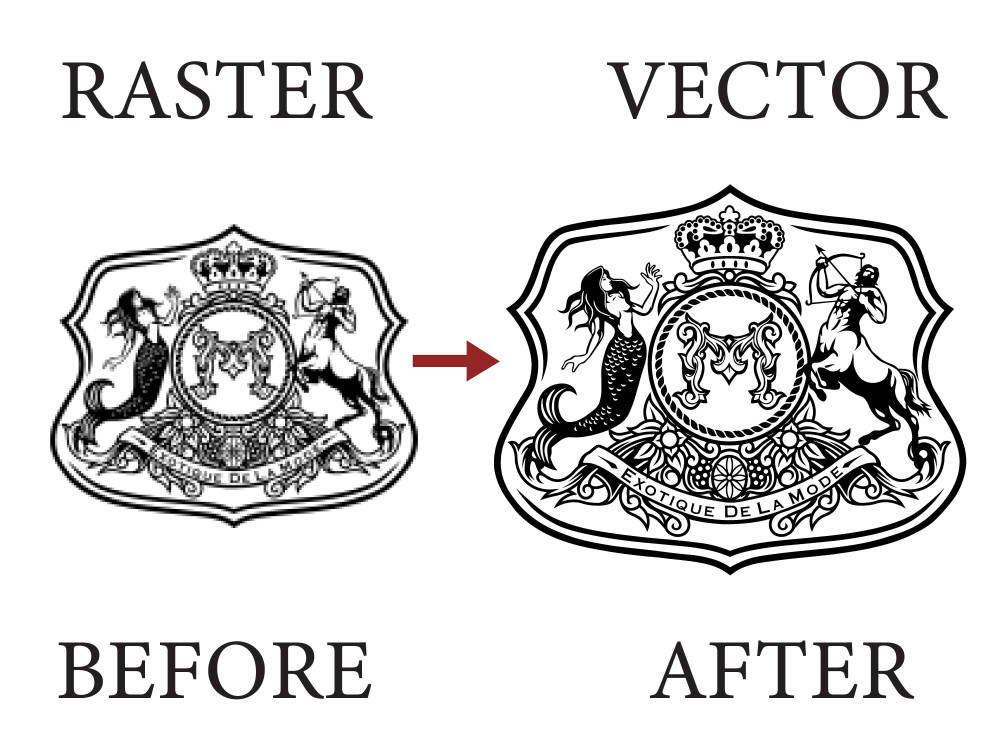 Vector file, logo to vector, convert image to vector tracing in 24 ...