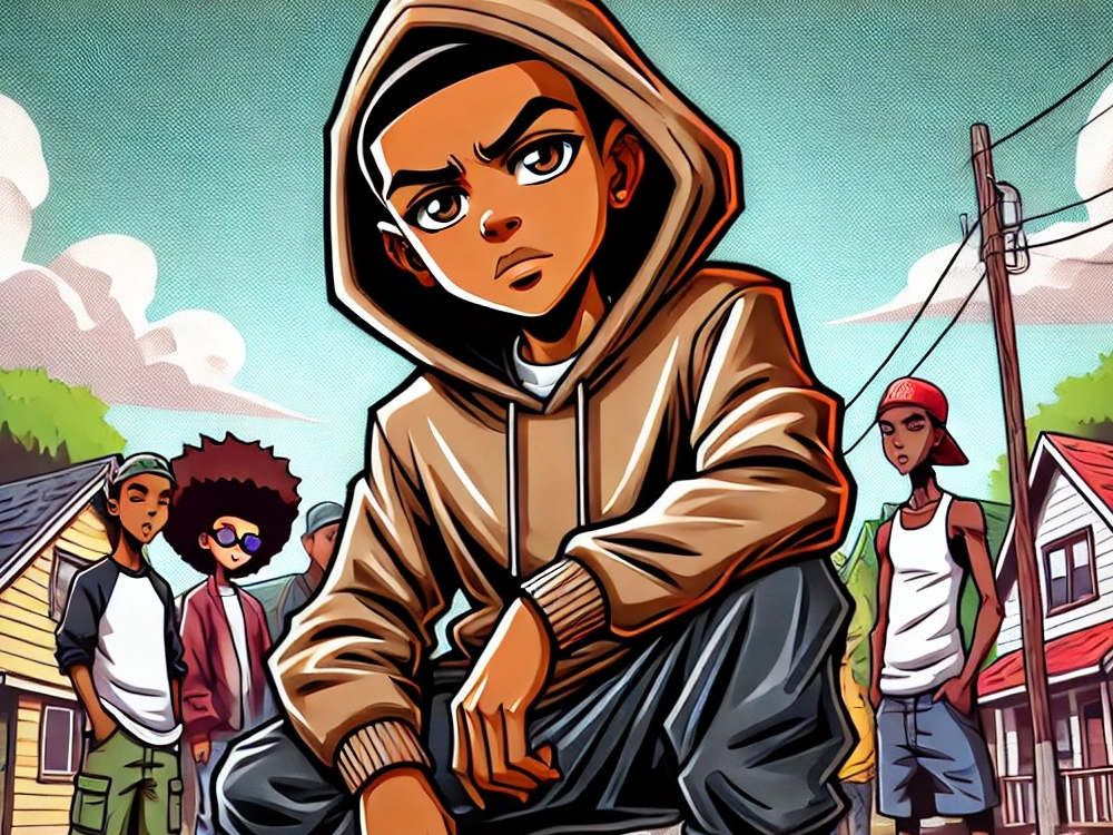 Custom character for you in the iconic Boondocks style | Upwork