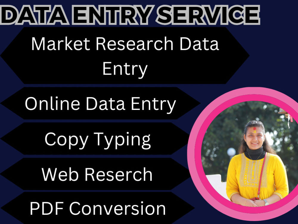 Quality Data Entry Specialist for all types of Data Entey,manual typing. | Upwork