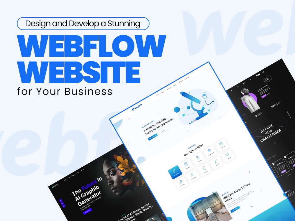 Webflow Website, Custom Webflow Development, Responsive Webflow Website | Upwork