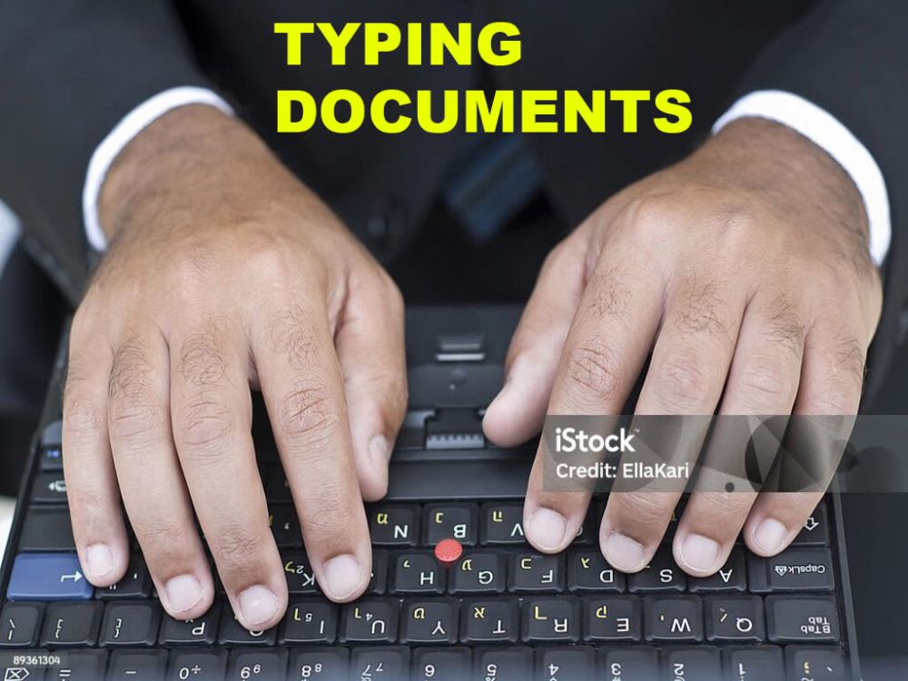 You will receive a professional typist for any typing project | Upwork