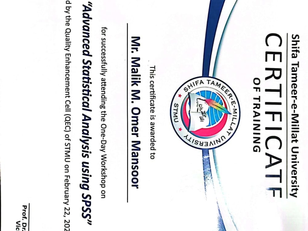 Statistical Analysis for Data Exploration with SPSS | Upwork