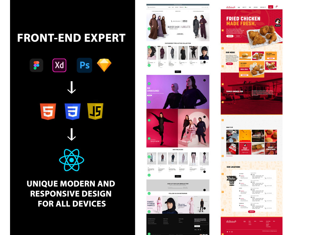 Figma to HTML, CSS, JavaScript, and React | Upwork