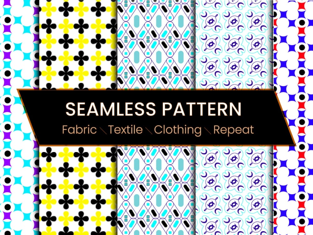 Seamless floral and printable repeated textile fabric pattern design | Upwork