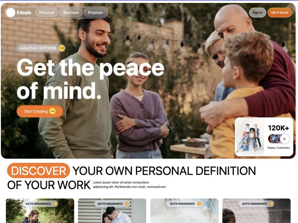 A amazing website developed using React, Tailwindcss and motion | Upwork
