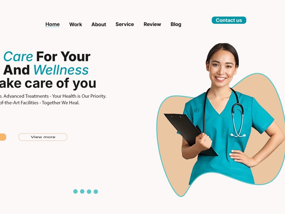 A professional healthcare landing page design to boost conversions | Upwork