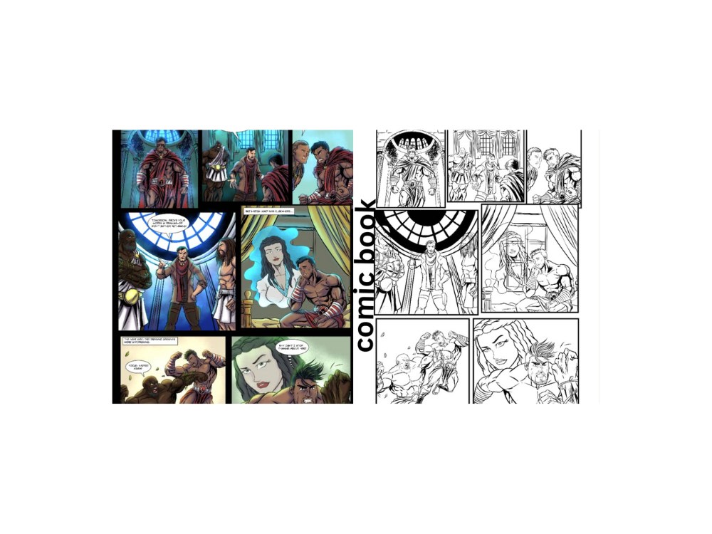 Expert comic book graphic novel illustrator comic storyboard artist ...