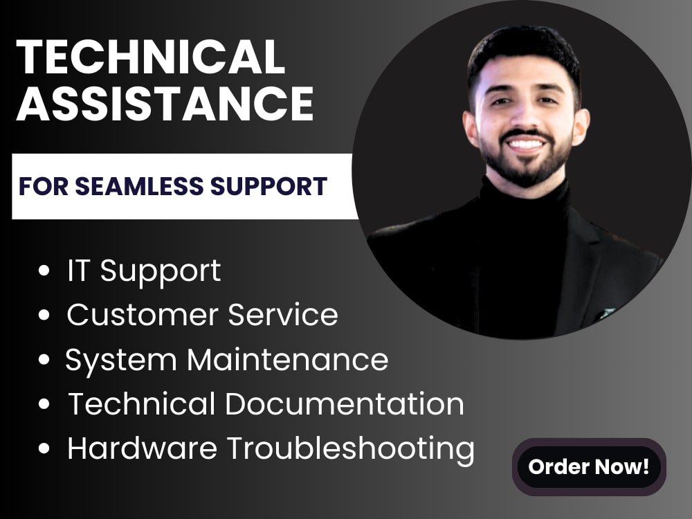 IT Support, Customer Service, System Maintenance, Technical Support ...